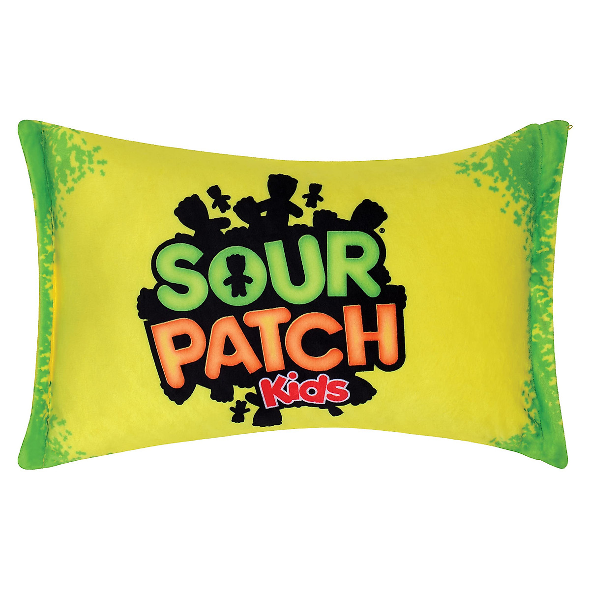 iscream Sour Patch Kids Package 18" x 12" Pillow Set with Mini SPK Candy Pillows