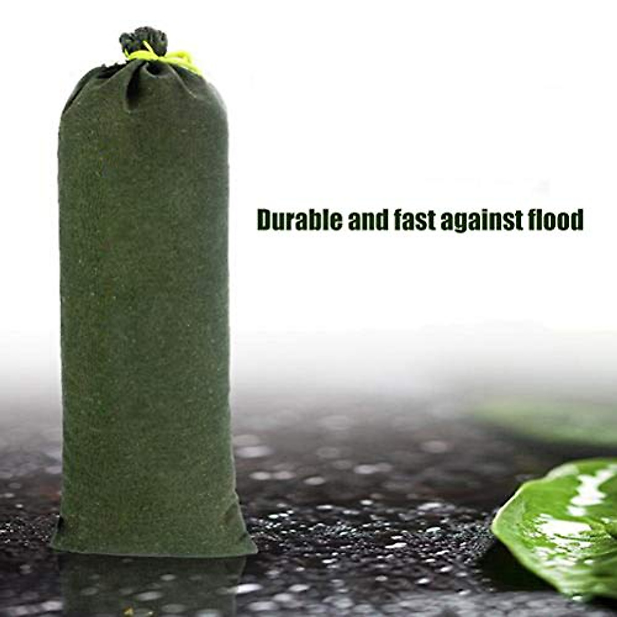 Moanyt Empty Drawstring Sand Bags 4 Pack Tent Weights Canvas Thickened Sandbags,12'' x 28''