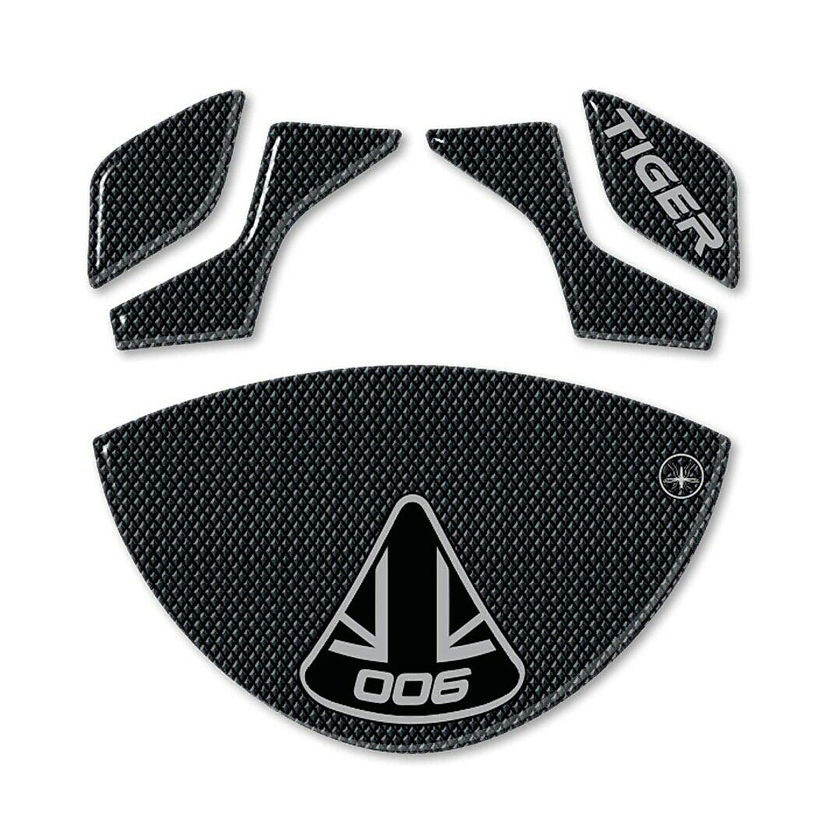 Labelbike 3D Gel Key Area Protector compatible with Triumph Tiger 900 GT-Rally