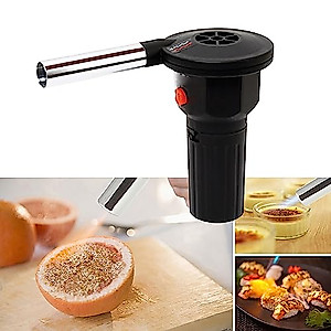 LONGSHENGDA Electric Blower Fan Grill Accessories Hair Dryer Fire Tools Aluminum Alloy Kitchen Tool for Picnic Camping Cooking