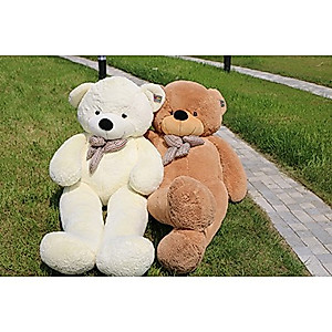 Joyfay 78" Giant Teddy Bear Huge 6.5 feet Stuffed Teddy Bear Soft Toy Valentine's Big Gift (Brown)