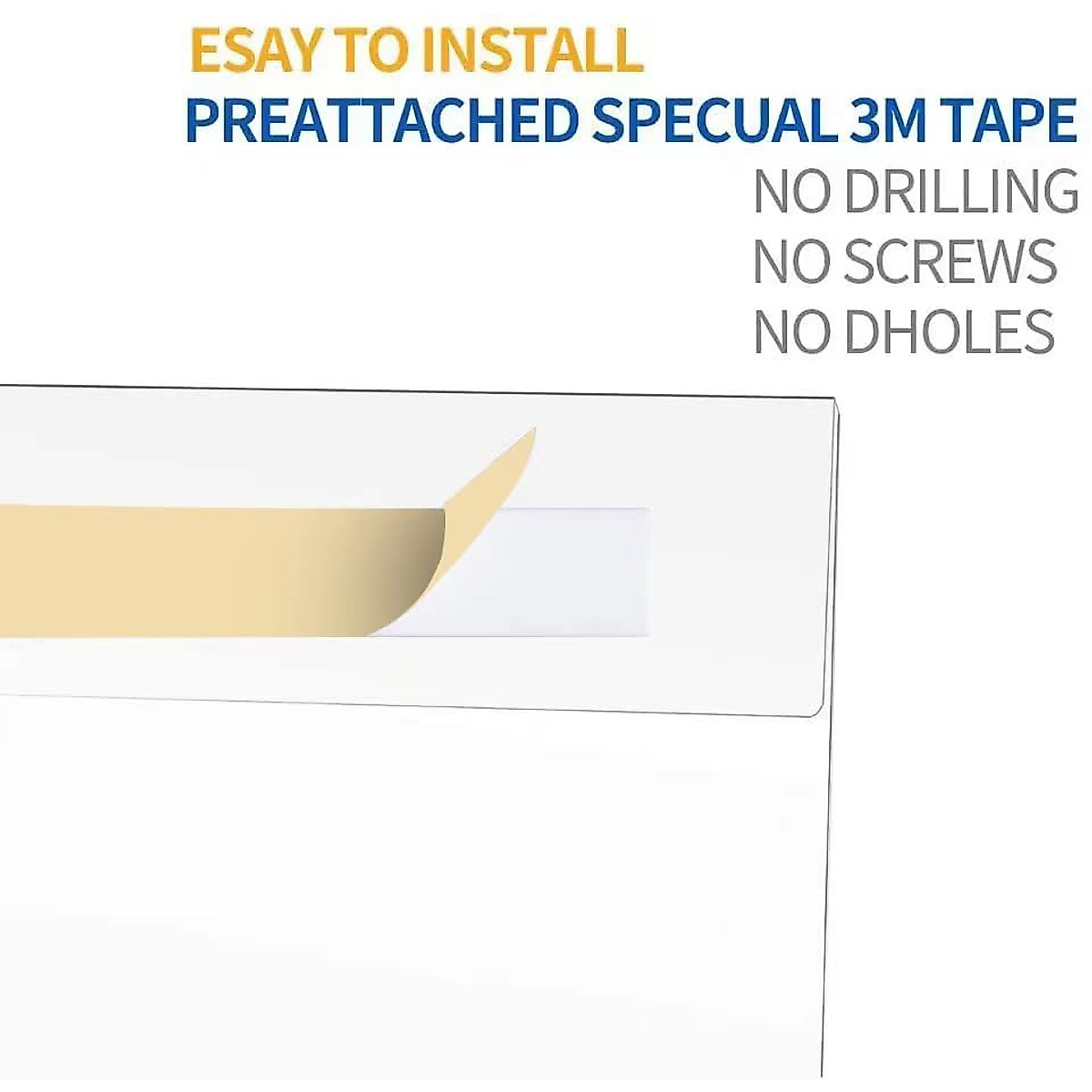 Ludery 8.5x11 Acrylic Picture Frames,Set of 6 Clear Photo Frame for Wall,Clear Frameless picture Frames 8.5 x 11,Floating Hanging Picture Frames 8.5 x 11 for Home, School, Office