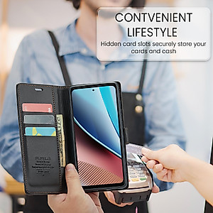 FLIPALM for Samsung Galaxy S20 6.2"(Non S20+/S20 Utra) Wallet Case with RFID Blocking Credit Card Holder, PU Leather Flip Kickstand Shockproof Cover Women Men for Samsung S20 Phone case (Black)