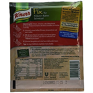 3-pack Knorr Krauter- Rahm Schnitzel Fix (3x2 Oz) Schnitzel Fix