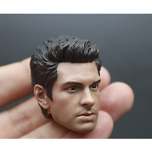Fremego 1/6 Scale Male Head Sculpt,European Man Head Carved for 12inch Male Soldier Action Figure Collection