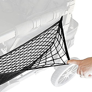 WONDERFOLD Heavy Duty Stroller Wagon Cargo Net for Extra Storage Space Featuring Super Stretchable Netting and Large Storage Capacity Pocket (Compatible with All W-Series Models) for Truck