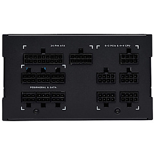 Corsair AX Series, AX850, 850 Watt, 80+ Titanium Certified, Fully Modular Power Supply