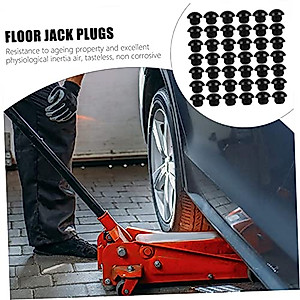 Horizontal Rubber Oil Plugs Car Jacks Car Jack 120 Pcs Jack Plug Car Lift Jack Car Accessory Rubber Horizontal Black Car Accessories Auto Accessories Hydraulic Filler Bung