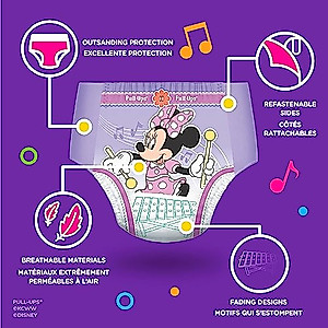 Pull-Ups Girls' Potty Training Pants, Size 5, 3T-4T, 20 Ct