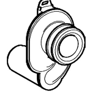 Geberit 152.950.11.1 Urinal Suction Siphon Outlet Horizontal Badkeramik > Sonstiges/Zubehör, White