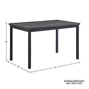 Homelegance Dining Table, Gray