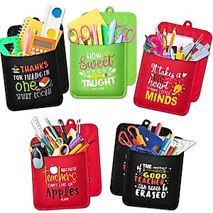 R HORSE 10Pcs Teacher Appreciation Pot Holders Gifts Funny Potholders Microwave Oven Mitt Hot Pads Thank You for Teachers Holders End of The Year Teacher Gift for Kitchen Cooking Baking Lovers