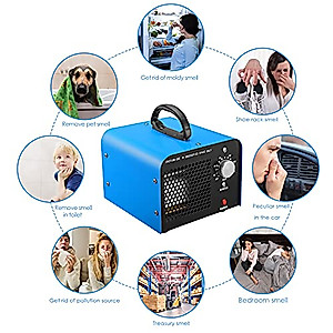 Ozone Generator Air Purifier 20000 mg/h,Mryitcal Industrial/Commercial/Home Ozone Generator,for Rooms,Cars,Smoke and Pets