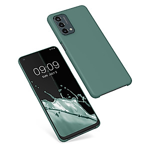 kwmobile Case Compatible with OnePlus Nord N200 5G Case - TPU Silicone Phone Cover with Soft Finish - Forest Green