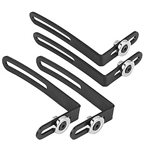 Shell Body Mount, 4pcs RC Car Shell Body Mount Metal L-Bracket with Magnet for 1:10 RC Crawler Car