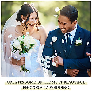 AIOMOB 50 Pcs Wedding Confetti Bags Throw Some Love Wedding Petal Toss Packets Glassine Wedding Flower Petal Packets for Wedding Send Off, Exit, Tosses