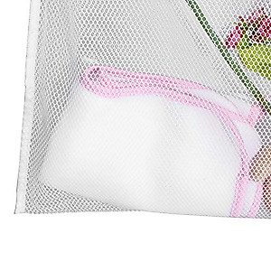 Natudeco Baby Bedside Hanging Storage Bag Hanging Diaper Caddy Organizer Mesh Large Capacity Caddy Organizer Nursery Storage Stacker for Baby Cribs and Toys