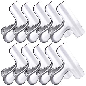 Z ZICOME Heavy Duty Thicker Stainless Steel Chip Bag Clips Clamps, 3-inch (8 Pack)