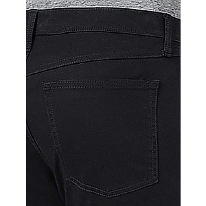 Wrangler Authentics Men's Straight Fit Twill Pant, Caviar, 34W x 30L