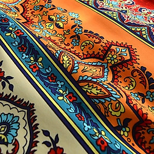 Dodou Boho Style Bedding Set Boho Duvet Cover Set Bohemian Bedding Set 3psc (Queen)