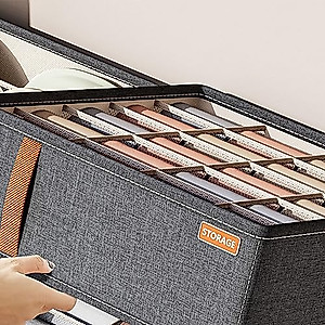 Lerpwige Drawer Storage Box Closet For Underwear Socks Pants Clothing Organization Cabinet Organizers Compartment Trousers Storage Box