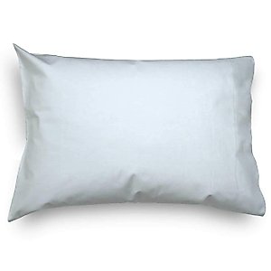 SheetWorld Twin Pillow Case 20 x 26, 100% Cotton Jersey Hypoallergenic, Baby Blue, Made in USA