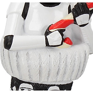 Nemesis Now B5779U1 Stormtrooper in Stocking Hanging Ornament, White, Christmas, 11.5cm