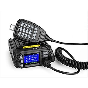 QYT KT-8900D Upgrade Version of KT-8900 Dual Band Mini Car Radio Mobile Transceiver VHF UHF Two Way Radio+USB Programming Cable