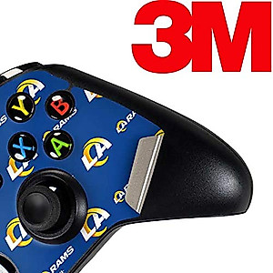Skinit Decal Gaming Skin Compatible with Xbox One Controller - Officially Licensed NFL Los Angeles Rams Blitz Series Design