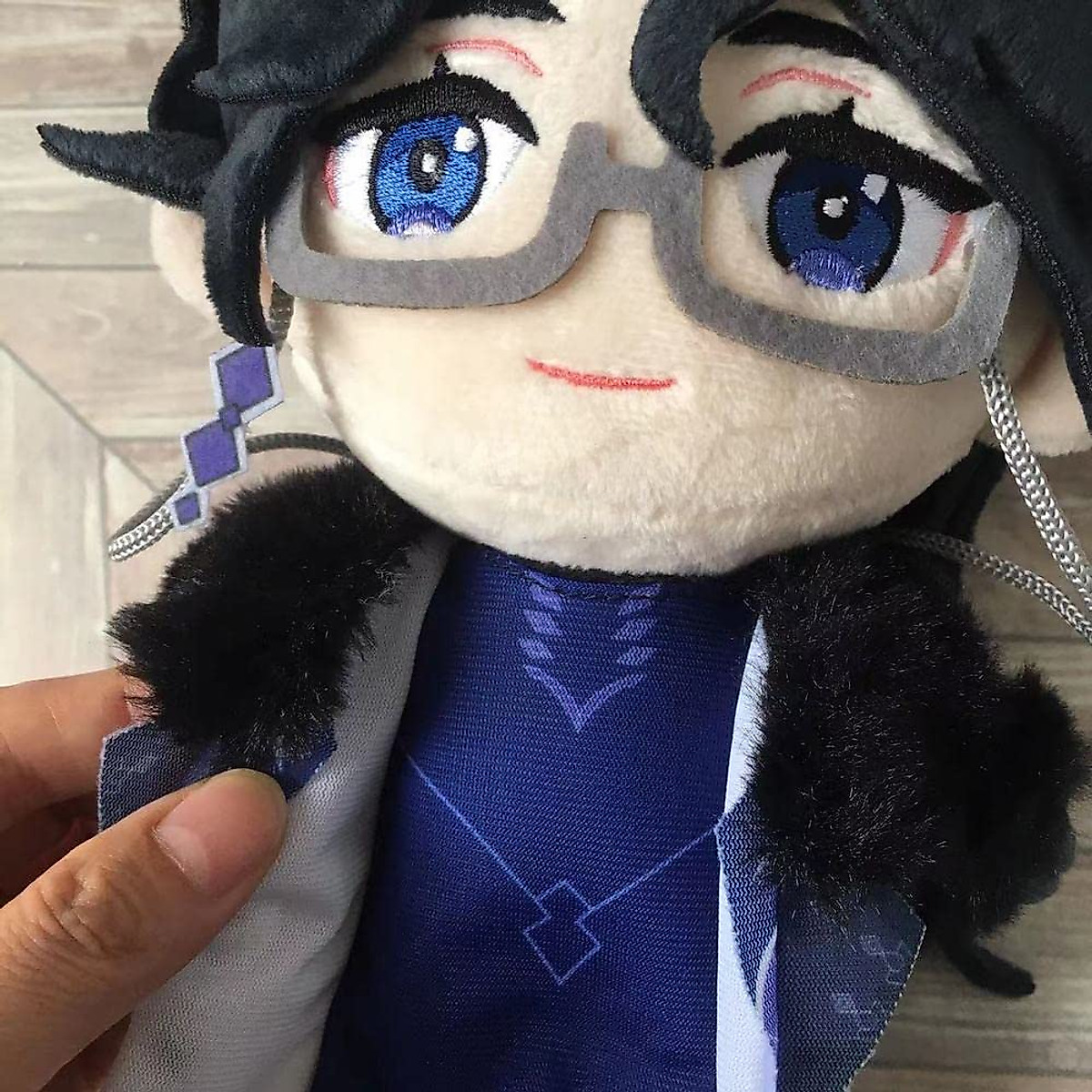 VIRAZ Genshin Impact Fatui Pantalone Plushie Stuffed Plush Doll Lovely Pillow Birthday Christmas New Year for Boys Girls Kids Gift Cartoon Game 23 cm/9.0 inch