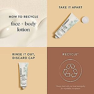 The Honest Company Hydrating Face + Body Lotion | Fast Absorbing, Naturally Derived, Hypoallergenic | Fragrance Free Sensitive, 8.5 fl oz