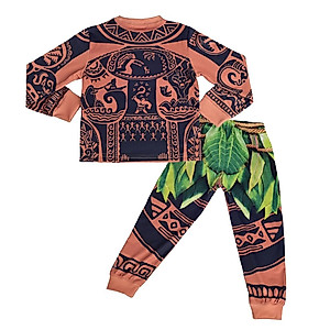 Dressy Daisy Boy's Ocean Adventure Pajamas Halloween Dress Up Pants Set Costumes Fancy Party Outfit Size 5-6