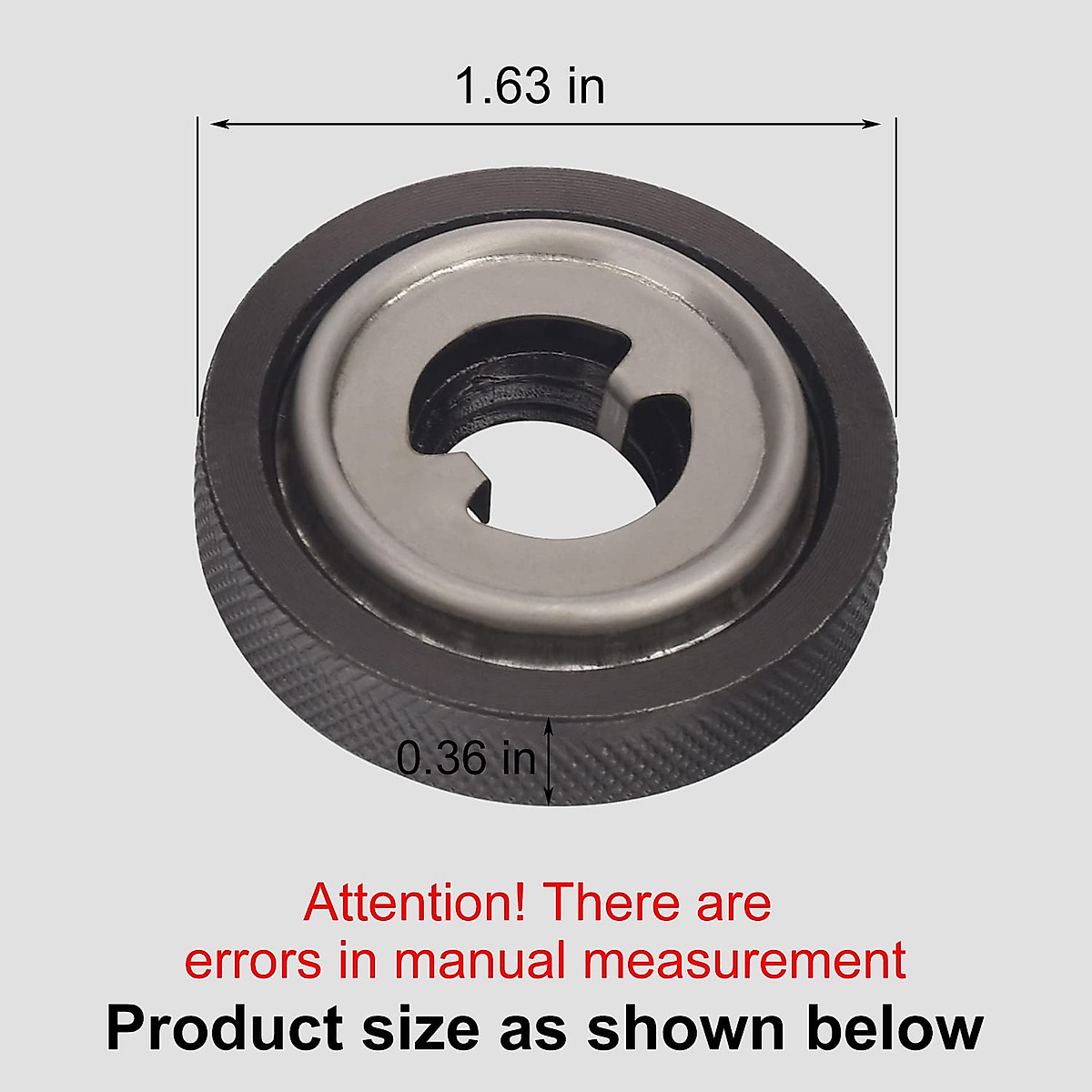 N484249 Angle Grinder Flanged Hex Nut Compatible with De-Walt Grinder DCG413B DCG413B-B3 DCG413P2-B3 DCG413R2 DCG414B DCG414T1 DCG414T2 DCG414T2-B3 DWE43214N DWE43231VS DWE4324-B3