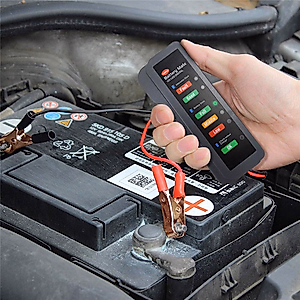 EDIAG 12V Car Battery Tester BM310 Digital Alternator Tester, Check Battery Condition & Alternator Charging for Car, Motorcycle