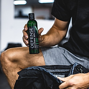 Defense Soap Organic Peppermint Body Wash | All Natural Mint Shower Gel with Tea Tree Oil, Eucalyptus Oil. Wrestling Inspired, For All Mens & Womens Skin Types. 8 oz