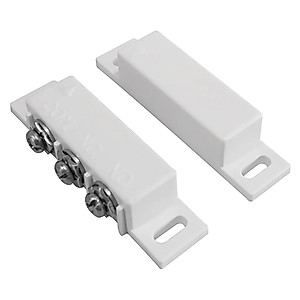 10 Sets Pack of NO&NC Magnetic Door Contacts Alarm Reed Switch Sensor