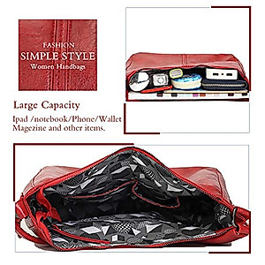 Purse Crossbody Large Crossbody Hobo Purse Designer Small Tote for Women Purse Faux Leather Ladies Shoulder Leather Handbags