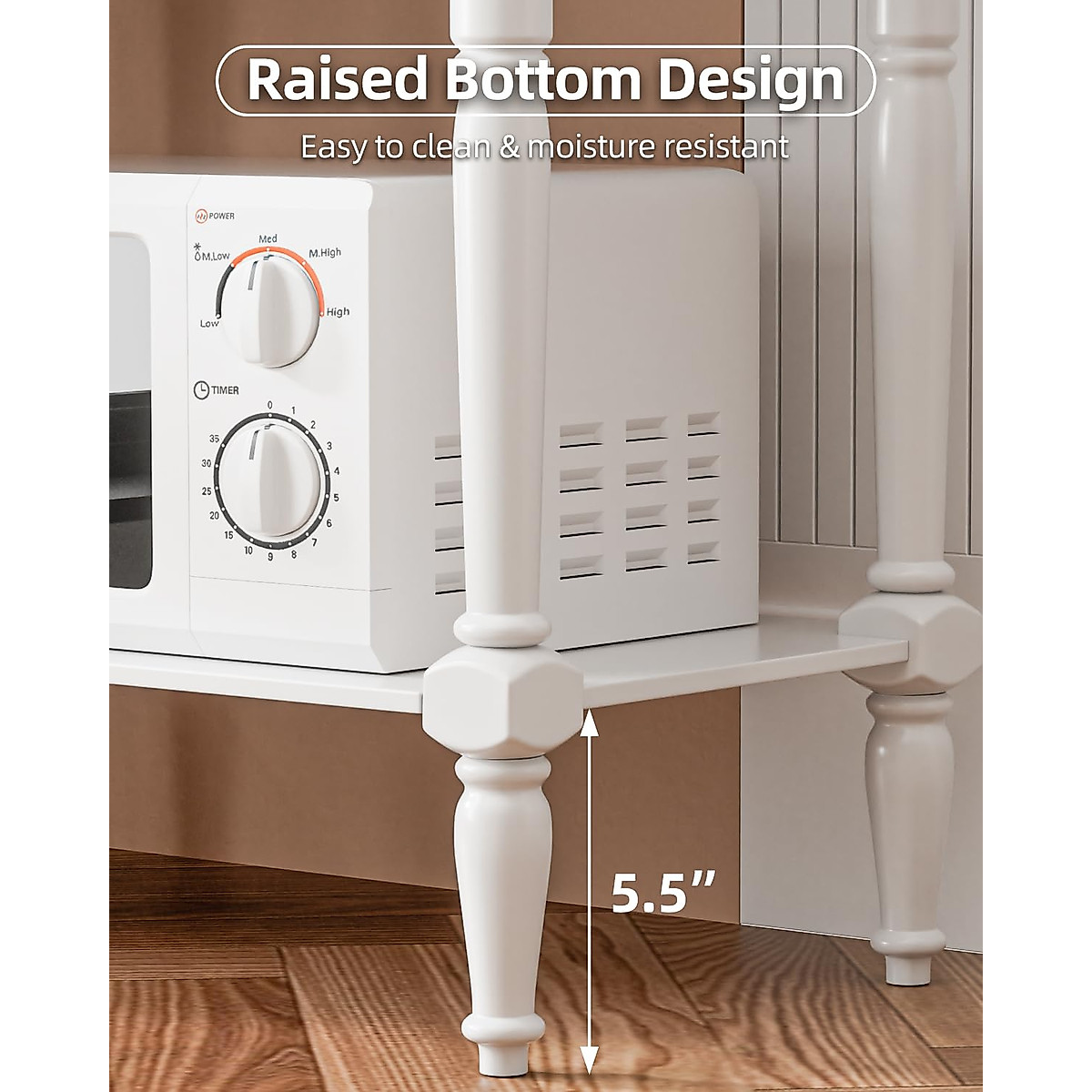 Knowlife Console Table with 2-Door Cabinet & 2 Drawers, Sofa Tables, Entryway Table with Storage Shelf, Coffee Bar Buffet Sideboard for Kitchen, Hallway, Dining, Living Room, White