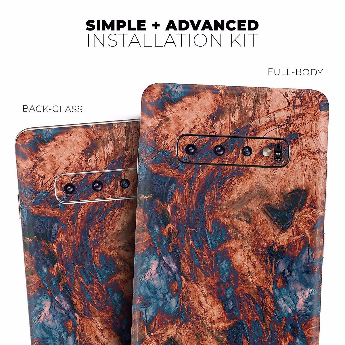 DesignSkinz Liquid Abstract Paint Remix V81 Protective Vinyl Decal Wrap Skin Cover Compatible with The Samsung Galaxy S20 (Screen Trim & Back Glass Skin)