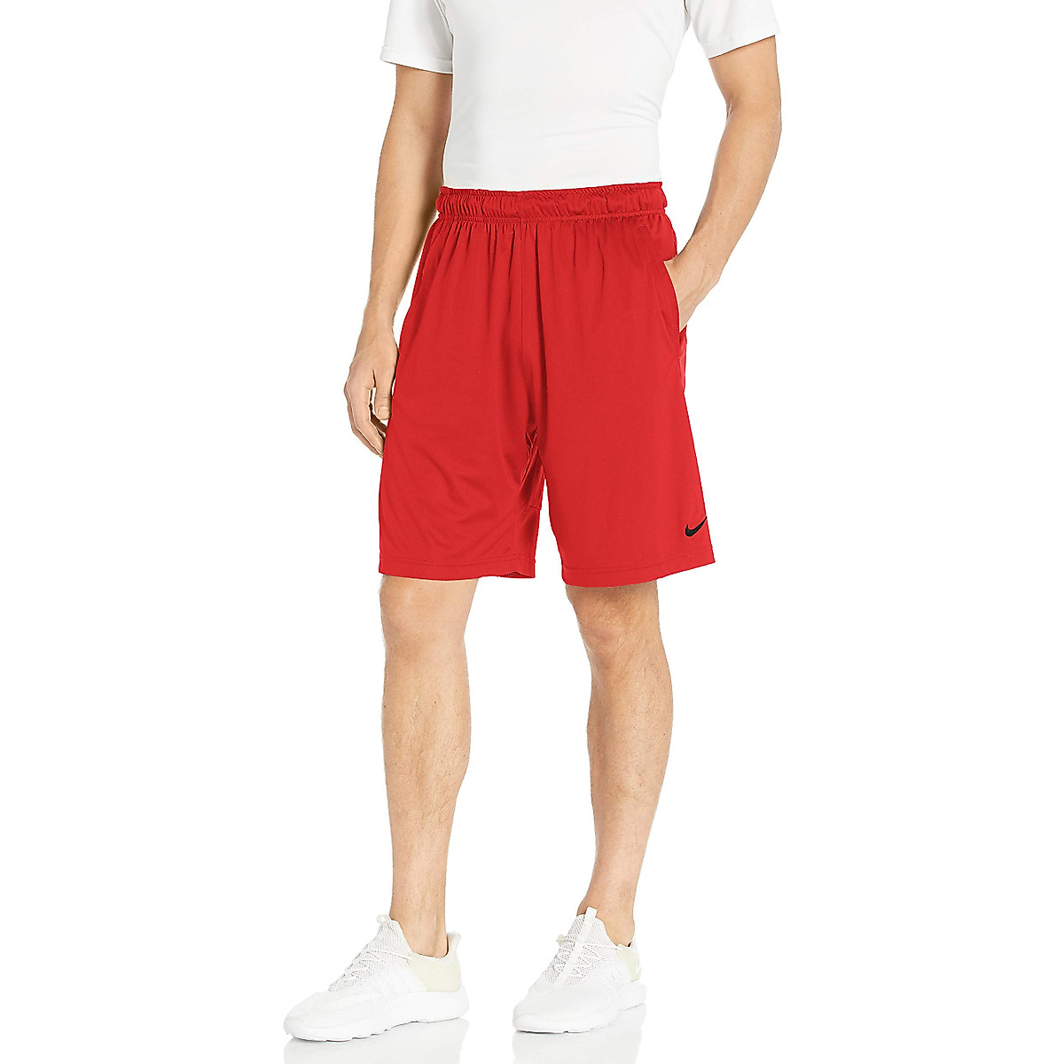 Nike Men's Dry Training Shorts, University Red/University Red/Black, Medium