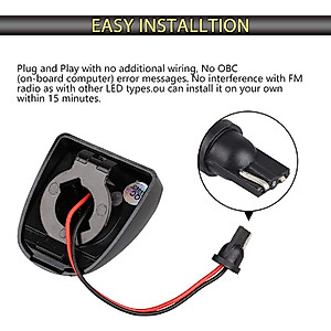 Full LED License Plate Lights Lamp Tag Assembly Replacement for Chevy Silverado 1500 2500 3500 Suburban Tahoe GMC Sierra 1500 2500 3500 Yukon XL Cadillac Escalade with 36 LED 6000K White, Pack of 2