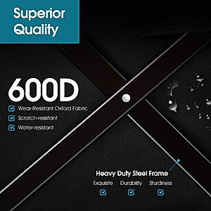 Collapsible Wagon Cart Foldable 360 LBS, Portable Garden Wagon Cart All Terrain with Large Capacity, Heavy Duty Folding Utility Wagon Cart for Groceries, Sports, Shopping, Camping Outdoor, Black