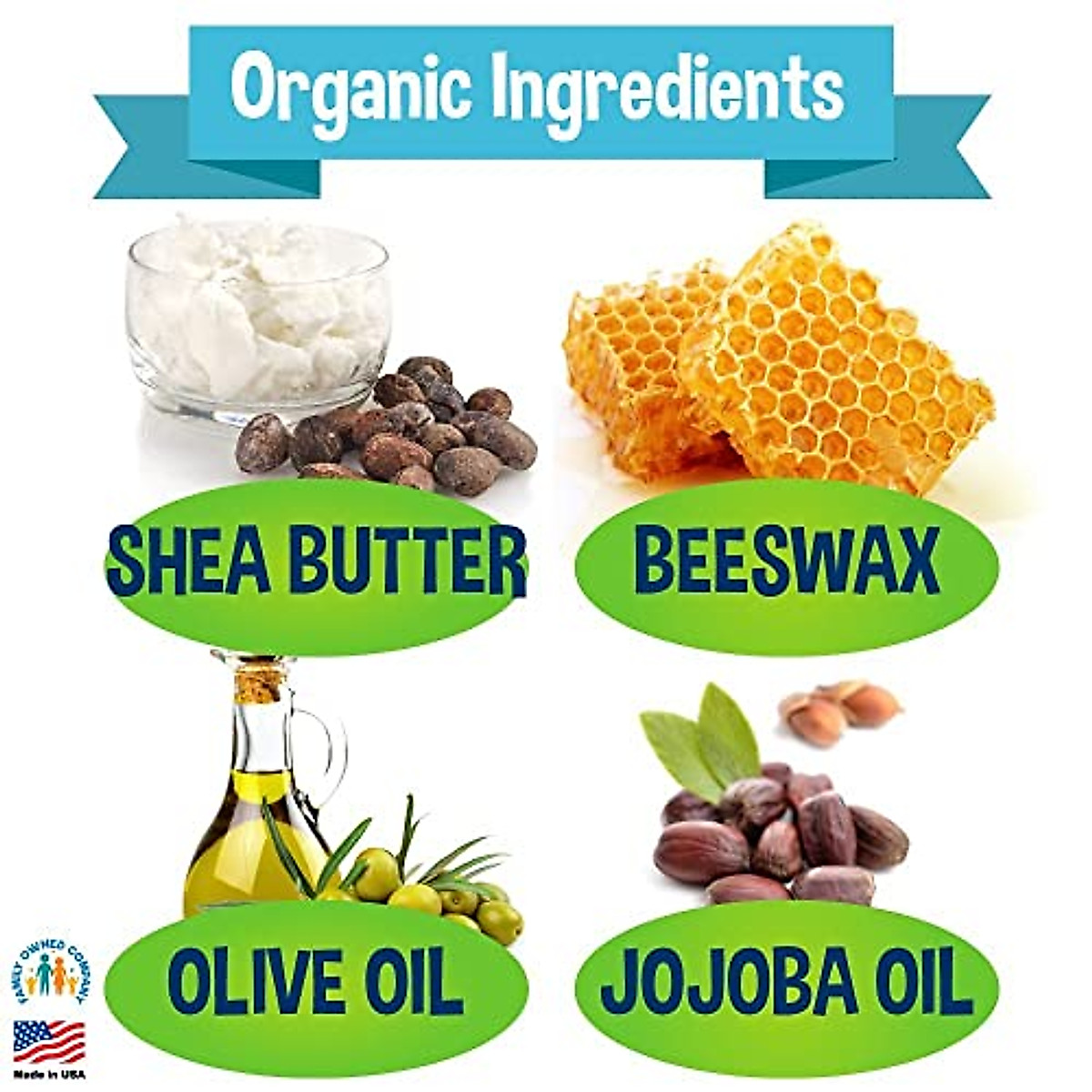 USDA Certified Organic Nose Balm for Dogs & Cats | Natural Soothing & Healing for Dry Cracking Rough Pet Skin | Protect & Restore Cracked and Chapped Dog Noses (Nose Balm, 2 oz)