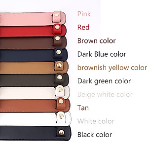 Anti-Skid and Reduced Leather Shoulder Strap pad for Shopping Bags,Tote Bags,Work Handbags and Other Women Accessories…