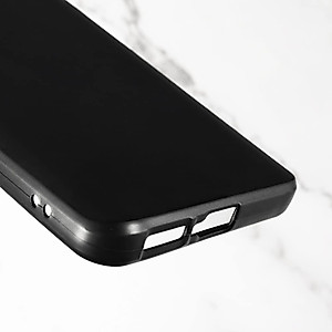 for Motorola ThinkPhone 5G Case, Soft TPU Back Cover Shockproof Silicone Bumper Anti-Fingerprints Full-Body Protective Case Cover for ThinkPhone by Motorola (6.60 Inch) (Black)