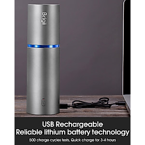 Brigii Mini Vacuum, Air Duster and Hand Pump 3 in 1, Cordless Handheld Vacuum, USB Rechargeable, Easy to Clean Desktop, Keyboard, Drawer, Car Interior and Other Crevices, Small Spaces -Y120 Pro