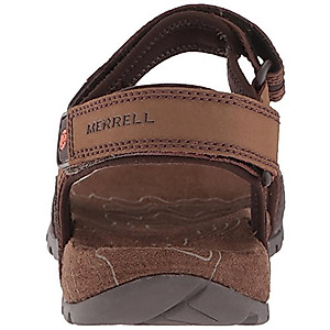 Merrell Men's Sandspur Oak Sandal, Dark Earth, 10 Medium US