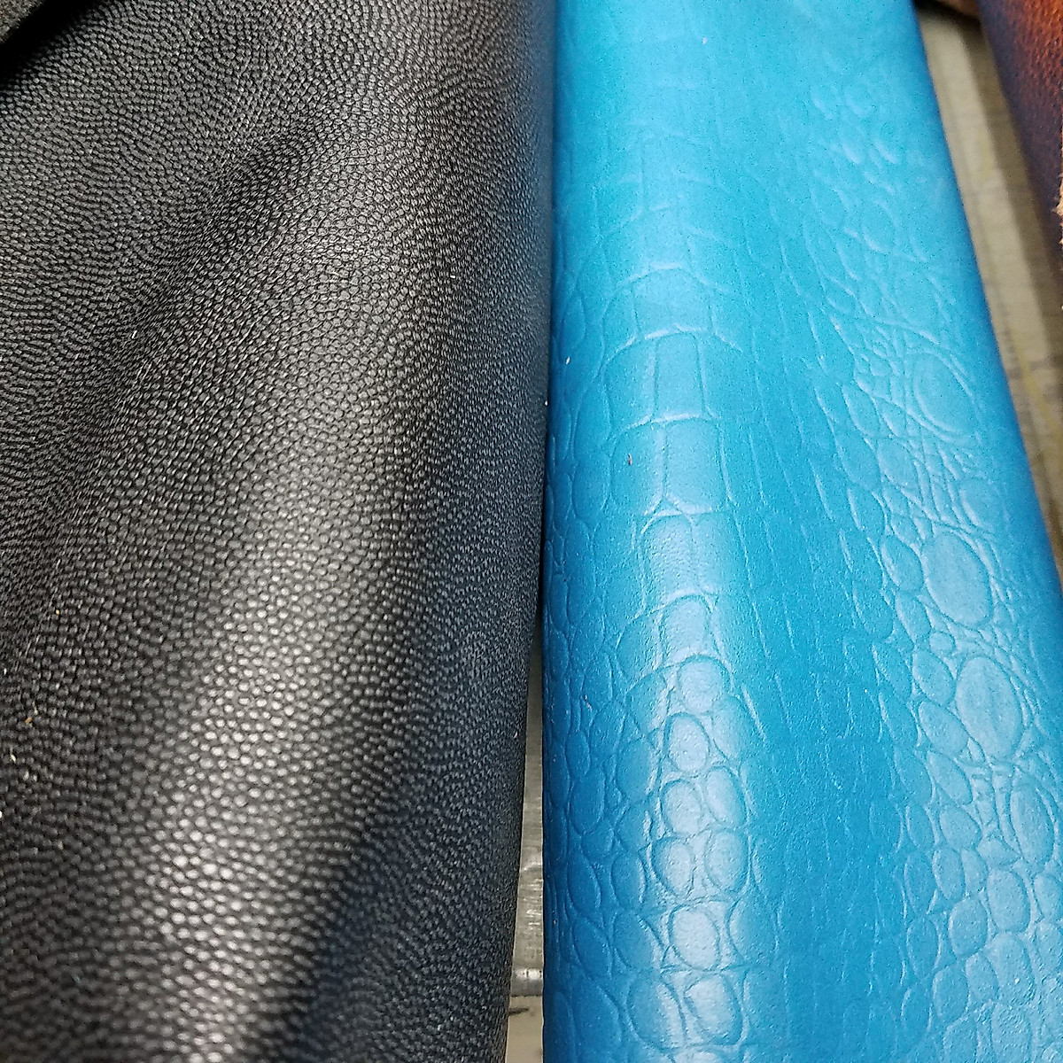 NAT Leathers $69.99 dollar sides of 2.5-3.0 Embossed Cow Hide leather Handbag Chap Shoe 15-24 Square Feet Sq.ft. Cowhide Genuine Leather Hide Skin (1 skin (15-24 sq.ft.)