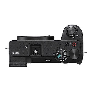 Sony Alpha 6700 – APS-C Interchangeable Lens Camera with 26 MP sensor, 4K video, AI-Based Subject Recognition, Log Shooting, LUT Handling and Vlog Friendly Functions