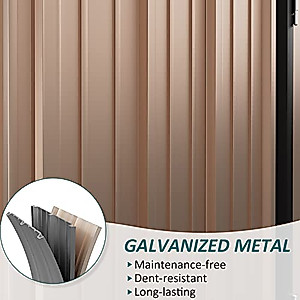 Amopatio Outdoor Storage Shed 5x3 Feet, Heavy Duty Metal Sheds, Waterproof Tool Shed for Garden, Backyard
